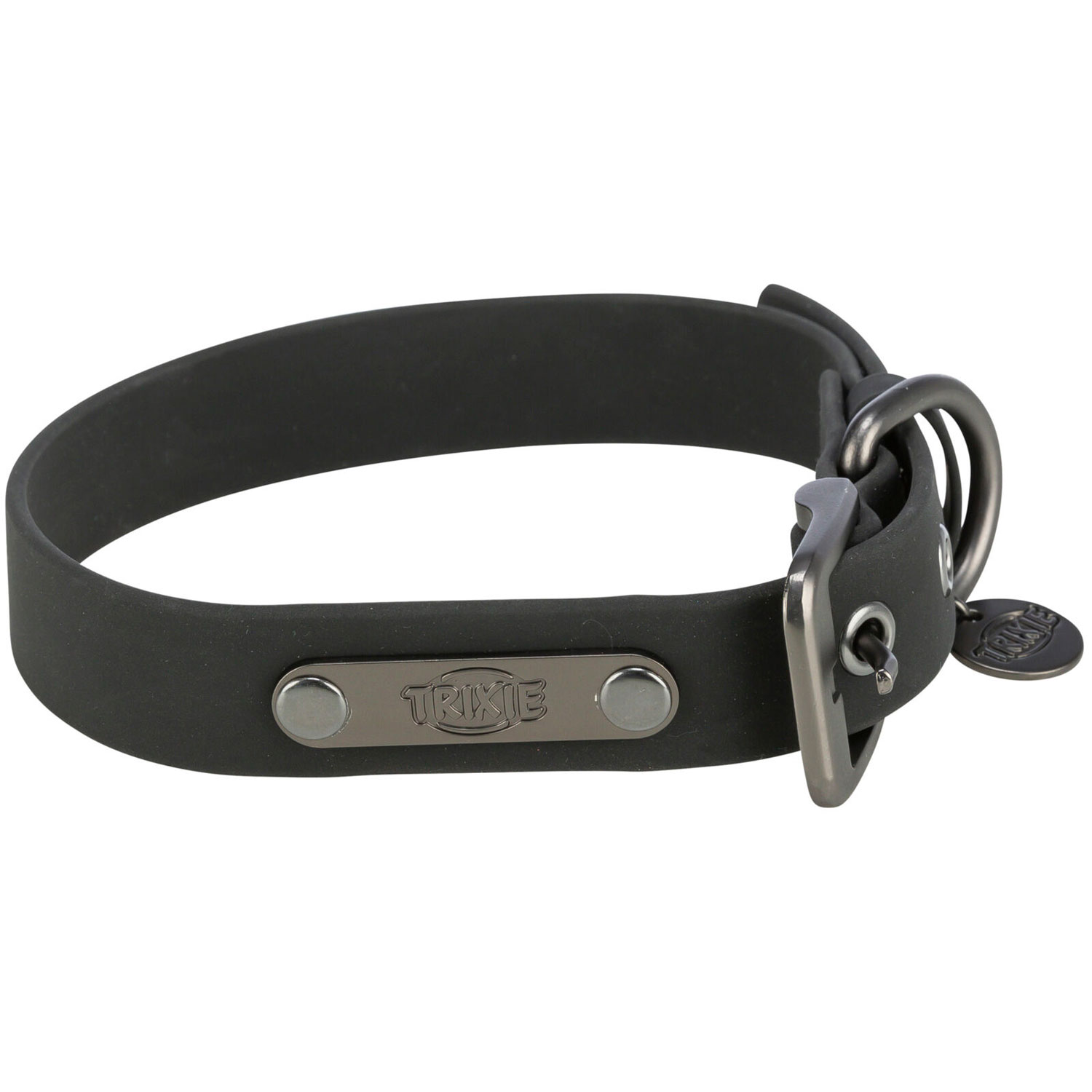 CityStyle Collar, PVC, M: 35–42 cm/20 mm, Negro – eccoanimal