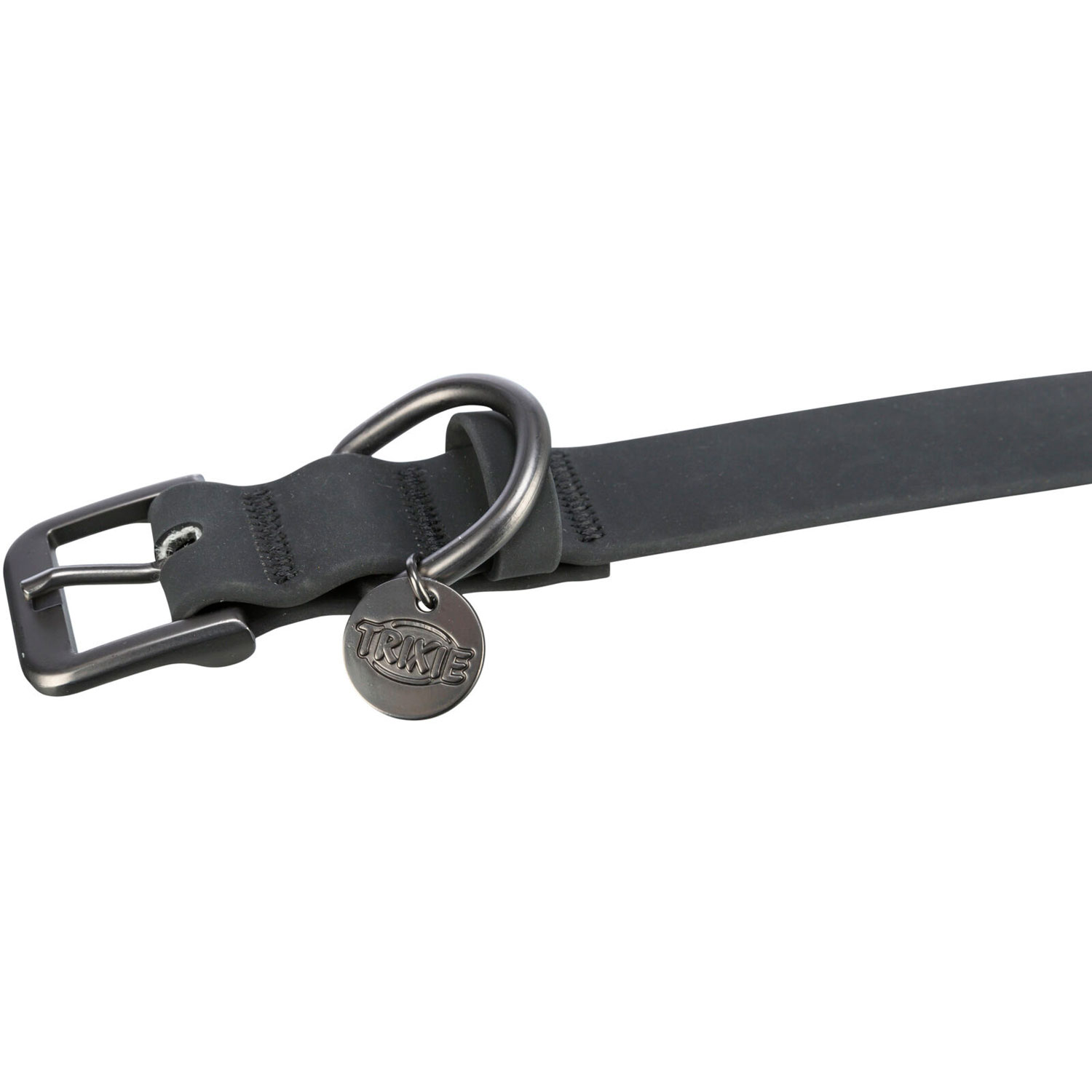 CityStyle Collar, PVC, M: 35–42 cm/20 mm, Negro – eccoanimal