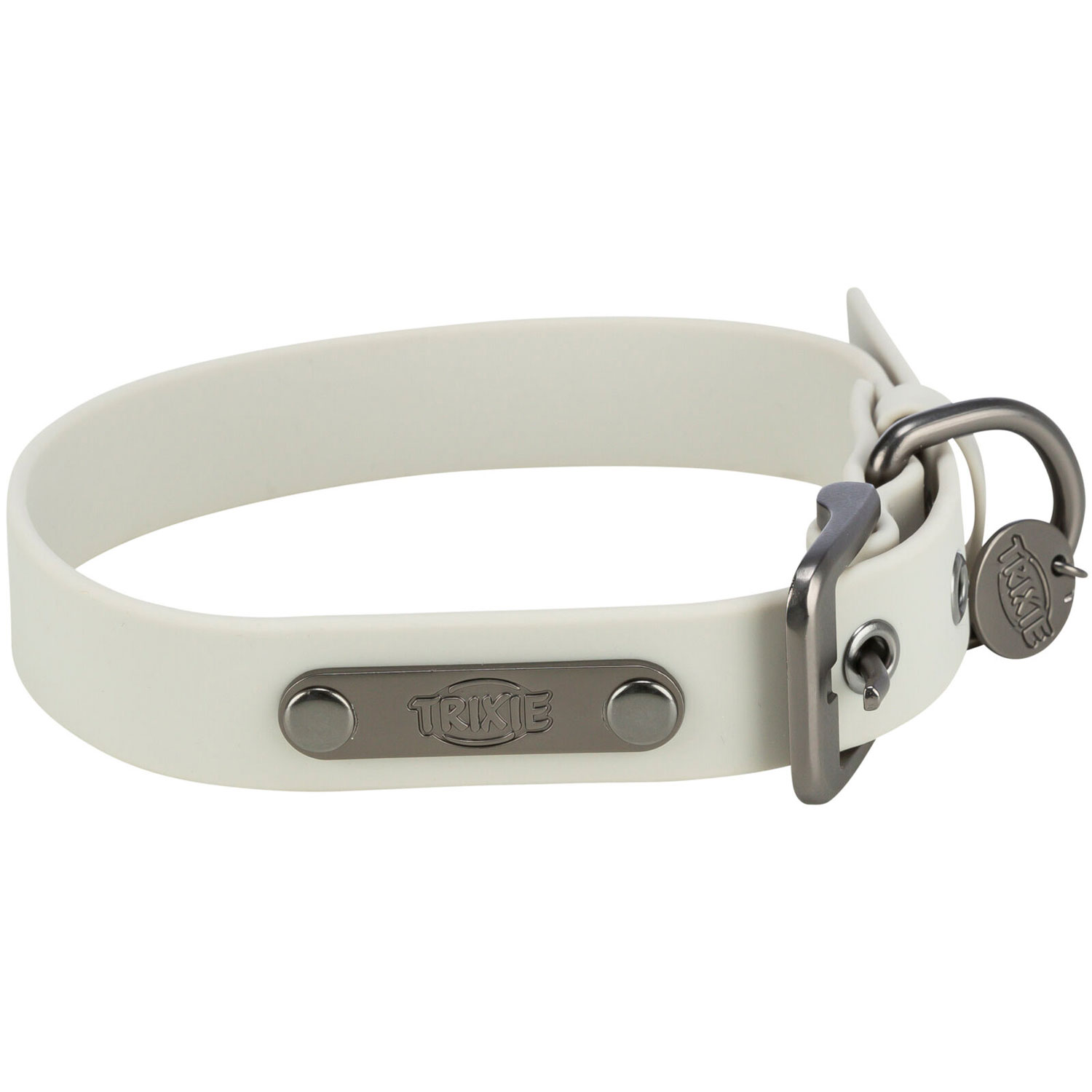 CityStyle Collar, PVC, S–M: 30–37 cm/20 mm, Gris Claro – eccoanimal