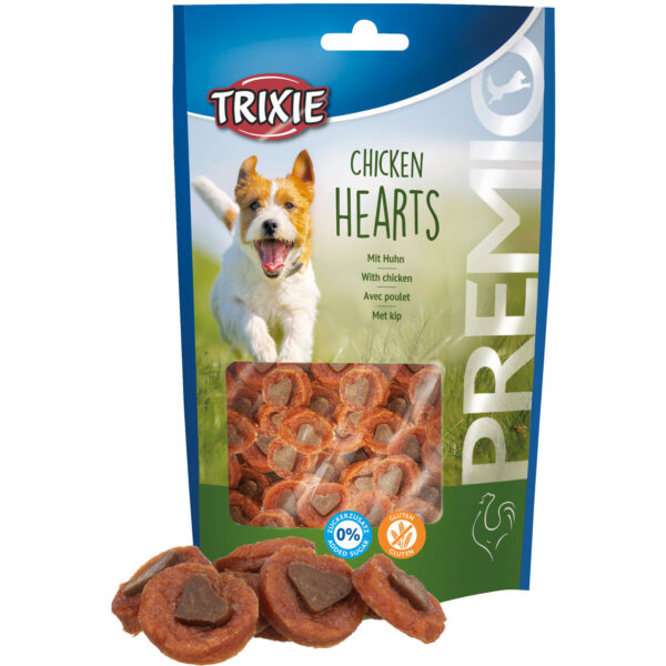 PREMIO Chicken Hearts, 100 g – eccoanimal